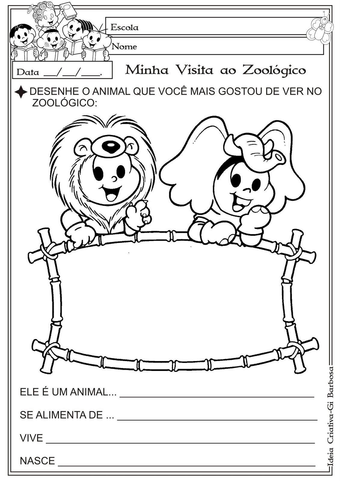 Atividade Zoológico