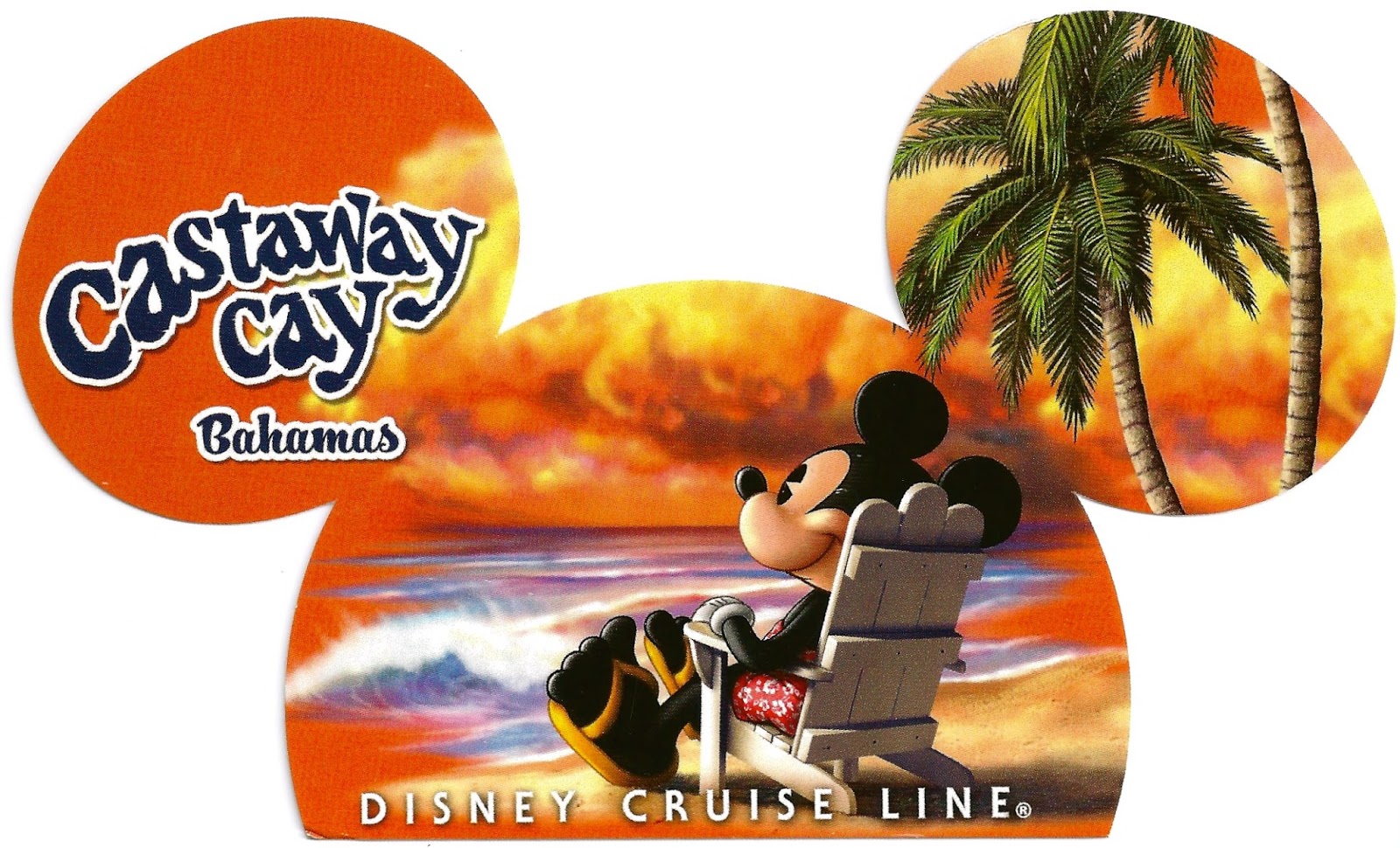 My Favorite Postcards: Castaway Cay, Disney Cruise Ship Island