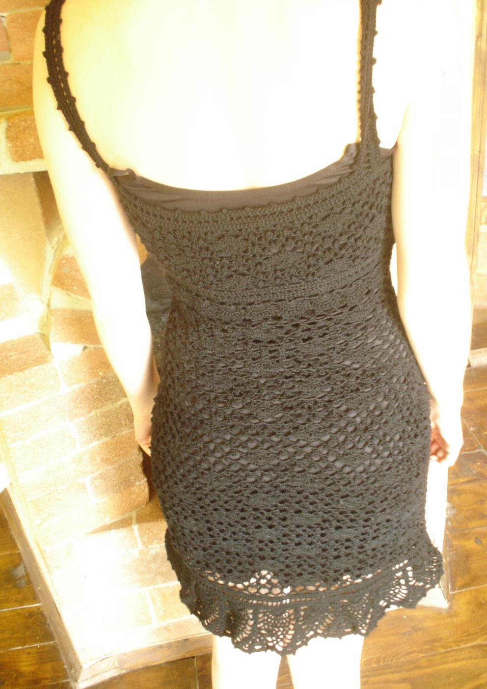 How To Wear Black Crochet Dress at Julie Farrell blog