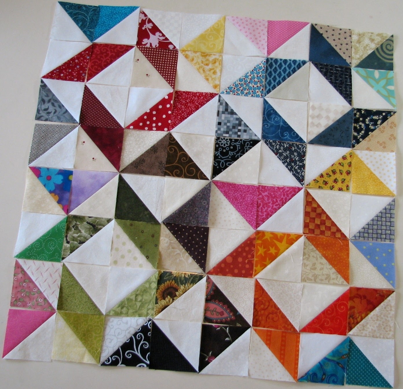 Such a Sew and Sew: Diamond Illusion or Triangle Confusion?