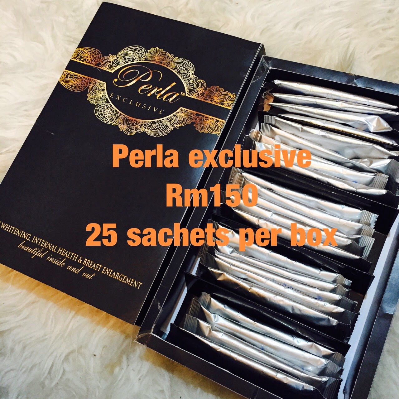 PERLA EXCLUSIVE 25 SACHETS X 15ML | murahcheaponline I CANTIKBEAUTYMALL