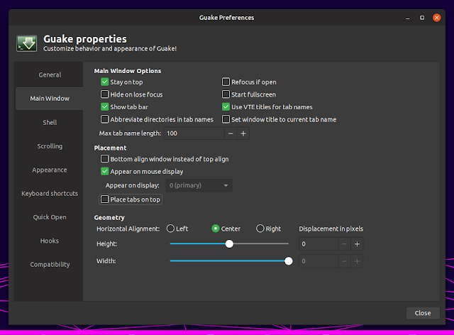 New Guake Drop-Down Terminal PPA (Ubuntu And Linux Mint Installation ...