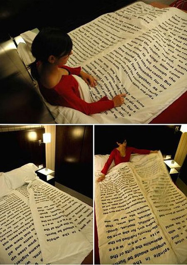 Simply Creative: Unusual Bed Sheets & Blanket