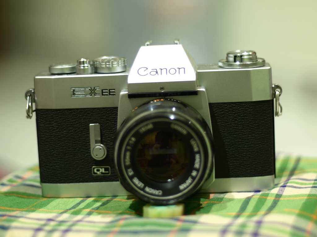 kamera-lah!: CANON - Canon EX EE QL + Canon EX 50mm f/1.8 VG+