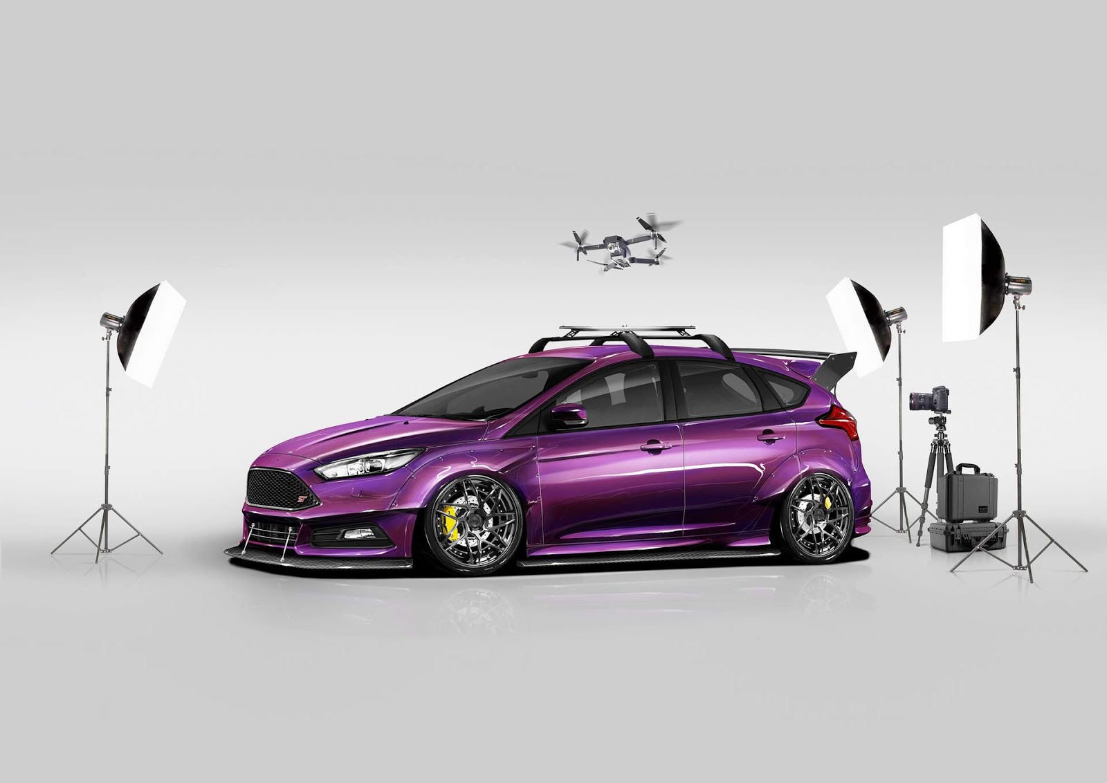 Ford Focus ST e RS são enfeitados para SEMA Show 2017