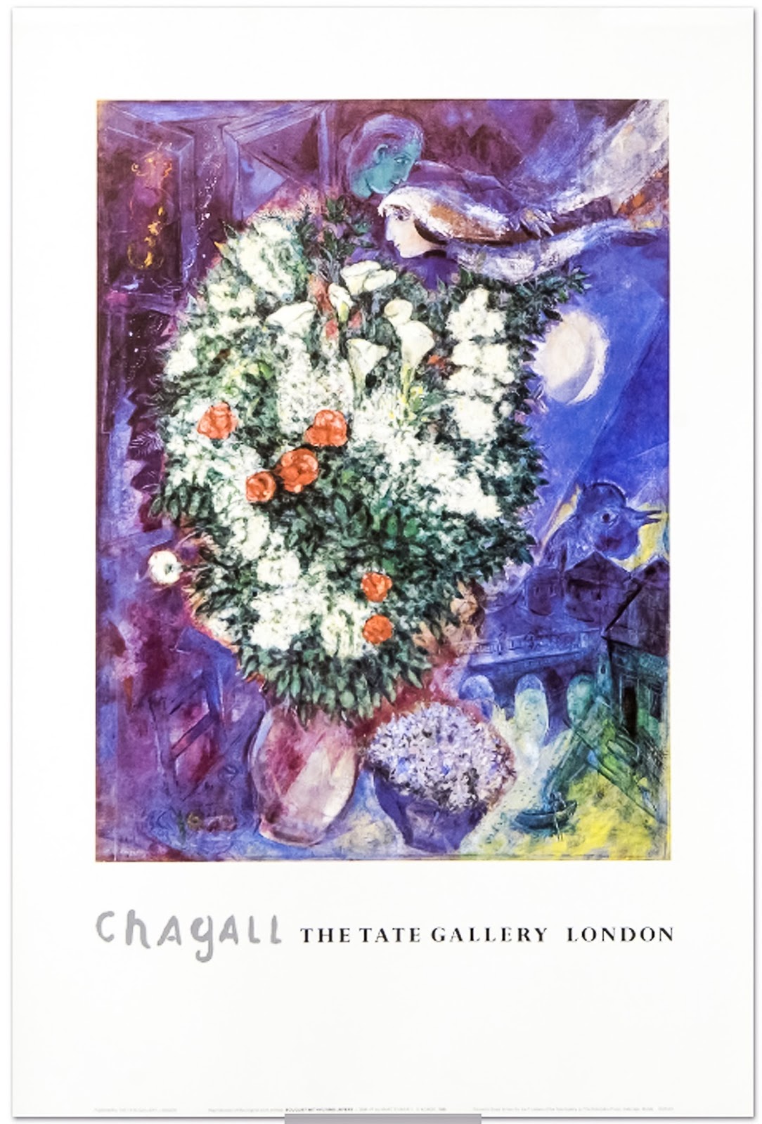 gallery St Clair: Marc Chagall Art Exhibition Poster for Tate Gallery ...