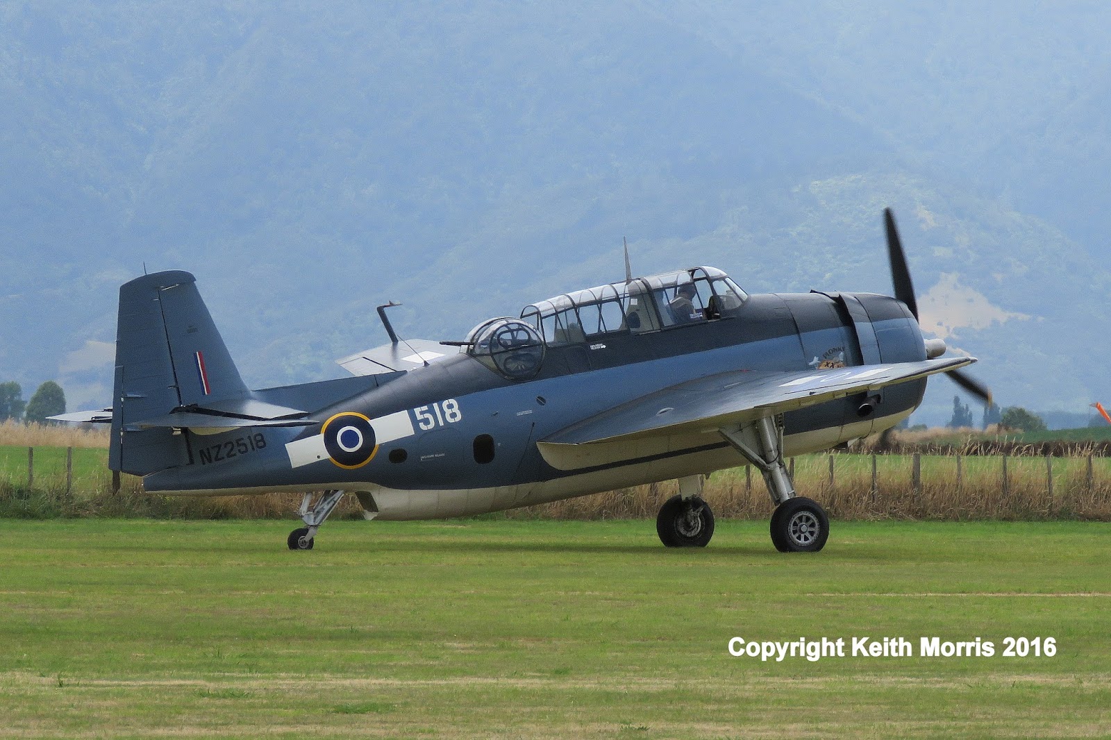 NZ Civil Aircraft: Grumman TBM Avenger at Matamata 16-1-2016