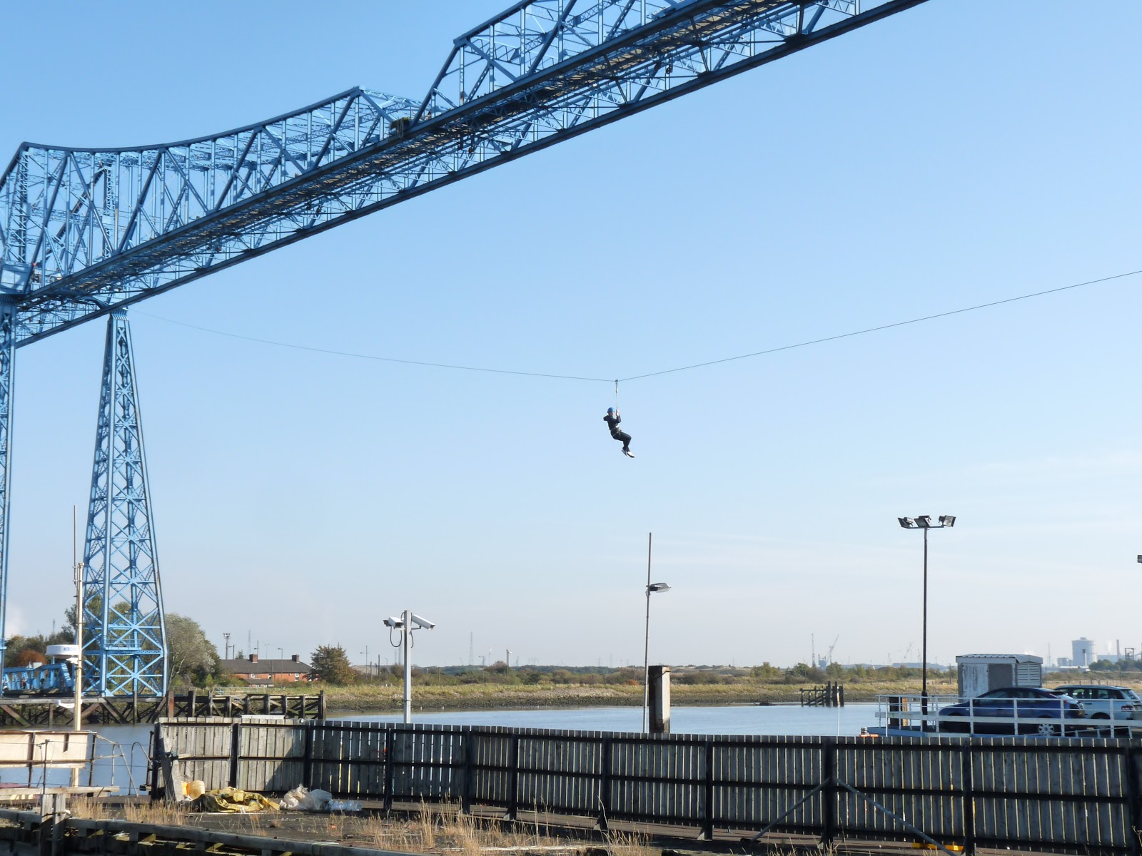 Barry In Thirsks Adventures: Middlesbrough Transporter Bridge Zip Slide ...