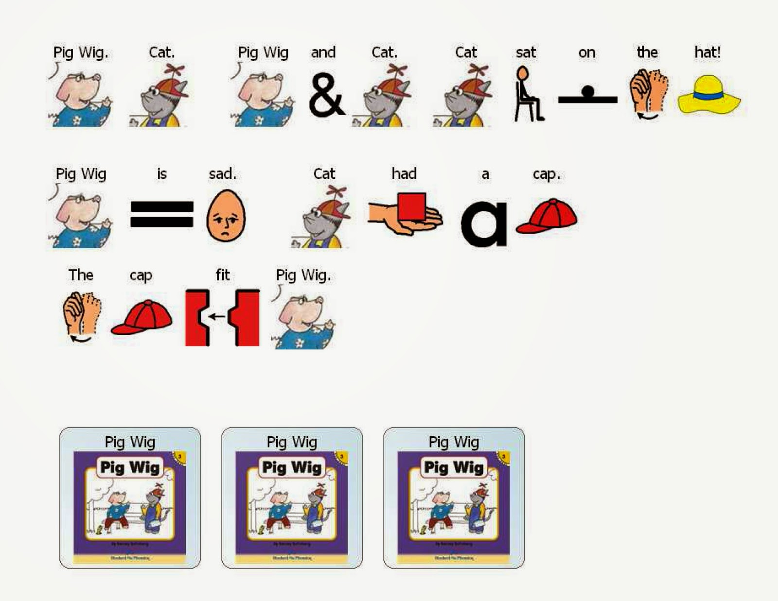 Life with Puzzling Boys: More Hooked on phonics adapted books. Pig Wig ...