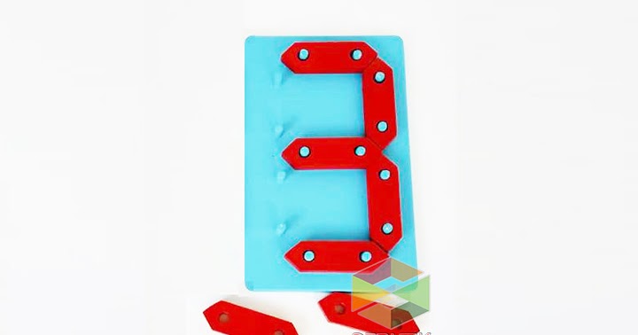 Angka Digital 1 Digit - SEBUTIK EDUTOYS