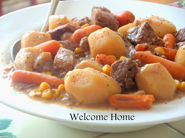 Welcome Home Blog: ♥ Savory Beef Stew
