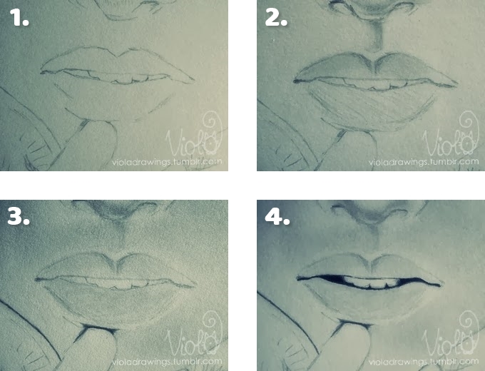 Tutorial: usta - O rysowaniu słów kilka