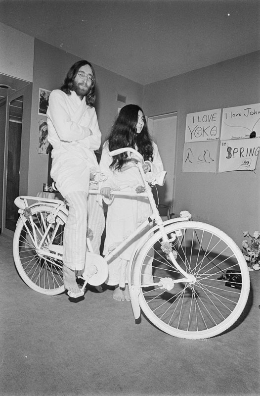 Meet the Beatles for Real: Ride your white bike for peace