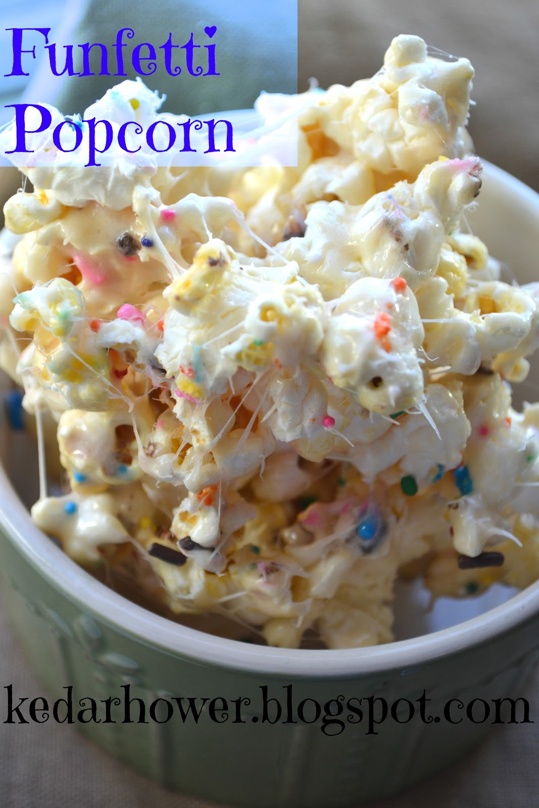 Stuff, Things, etc.: Funfetti Popcorn
