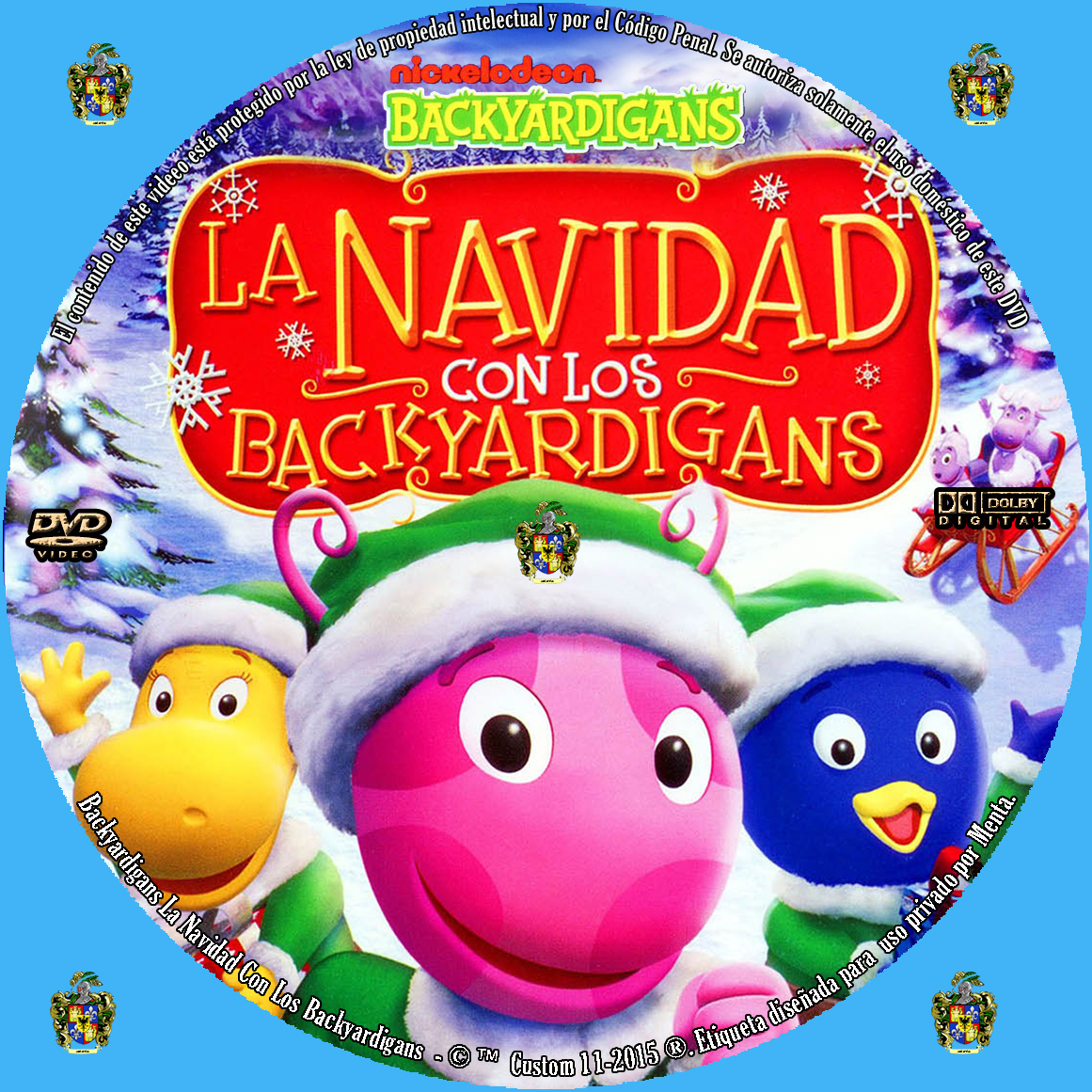 Caratulas y etiquetas: Backyardigans La Navidad Con Los Backyardigans
