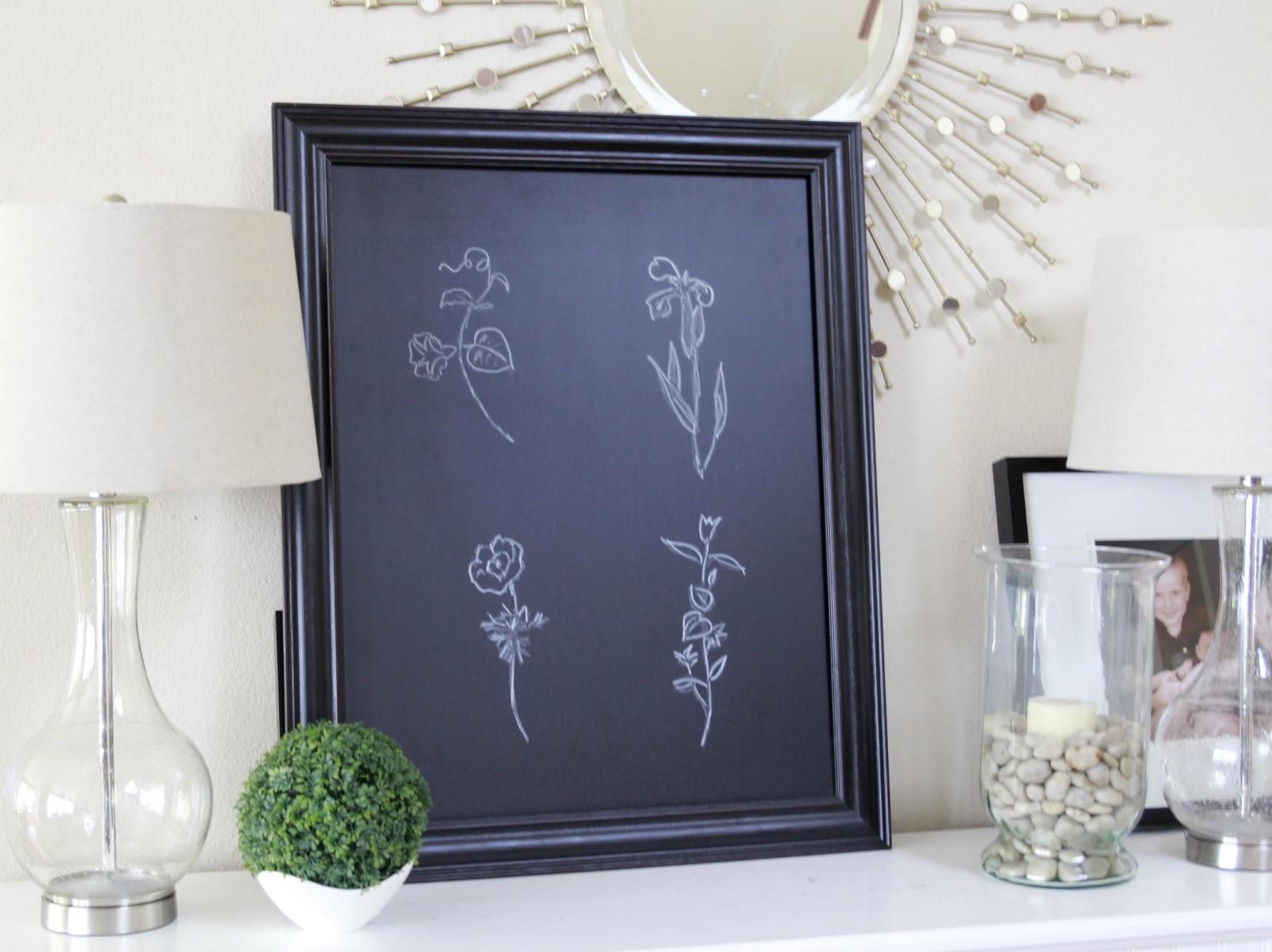 Wood you like to craft?: Crafty Sisters - Simple Chalkboard