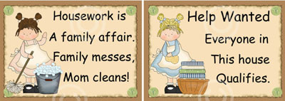 Mimi Speaks: HOUSEWORK? UGH!!!!!