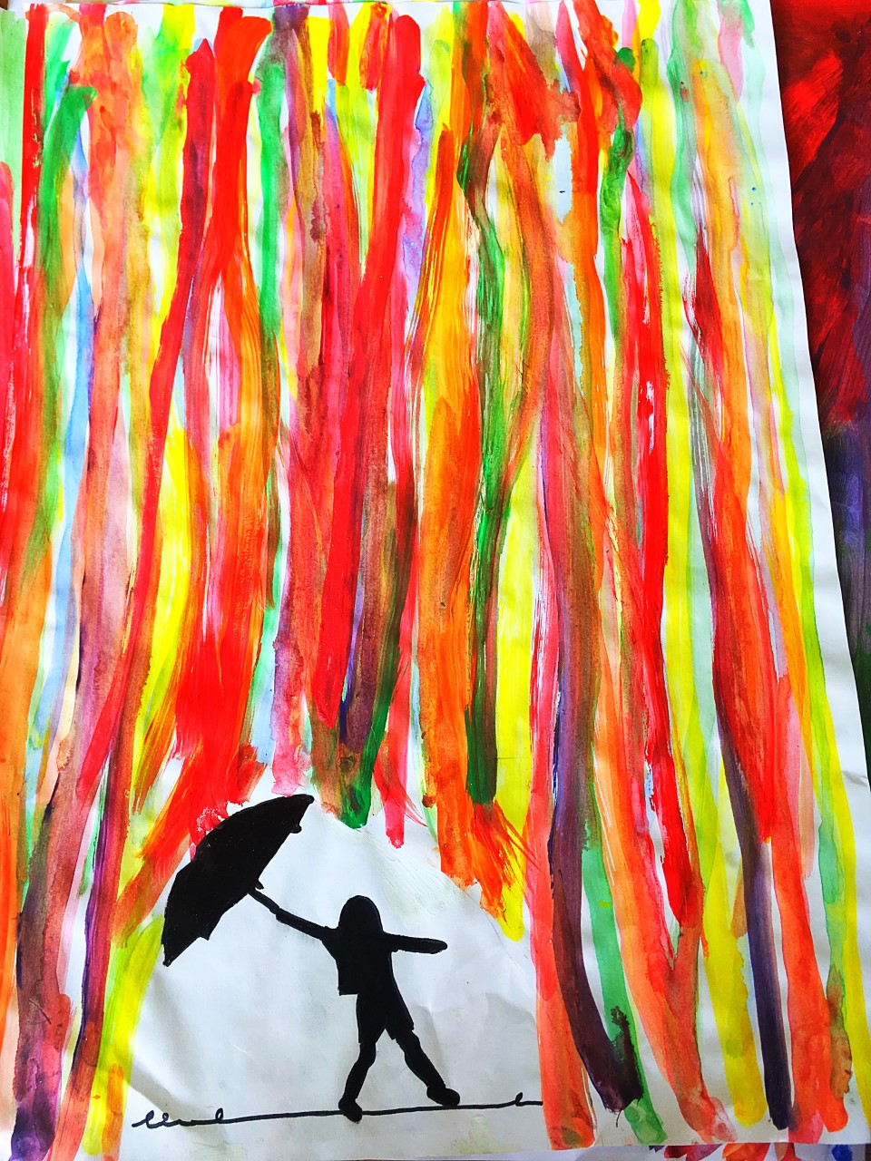 Magh Ene College - Art Gallery: TY art paintings inspired by painter ...