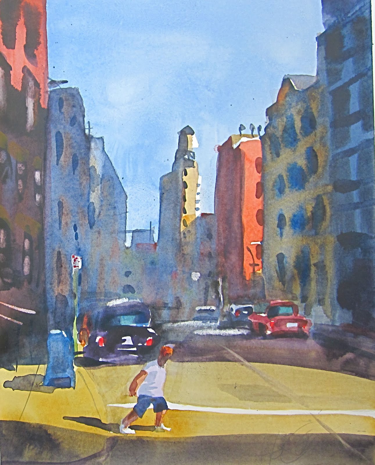 Hoffmann Watercolors: Intermediate Watercolor Homework 5/19/11