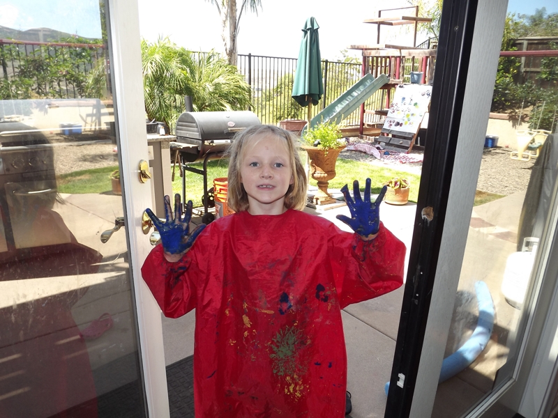 Recovering Working Mom: Monster Paint Party