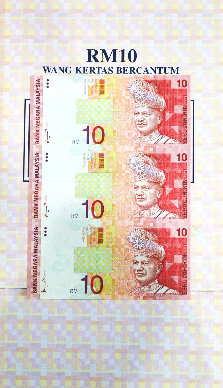 Galeri Sha Banknote: MALAYSIA UNCUT BANKNOTE