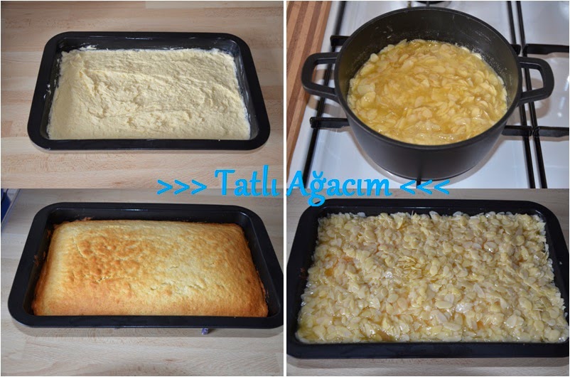 Tatli Agacim: Bademli kek - Amandelen cake