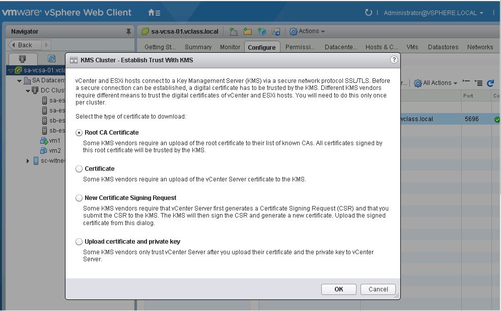 Just one more esxi-guy: How to Enable Encryption on vSAN 6.6
