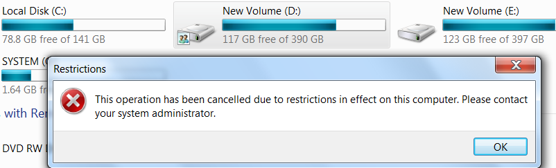How To Prevent Access To Drive In My Computer In Windows 7 Through How To Prevent Access To Drive In My Computer In Windows 7 Through
