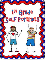 The Very Busy First Graders: 1st Grade Self-Portraits