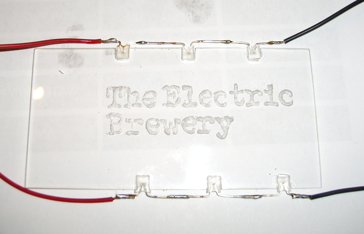 Rotten's Electric Brewery: LED Logo