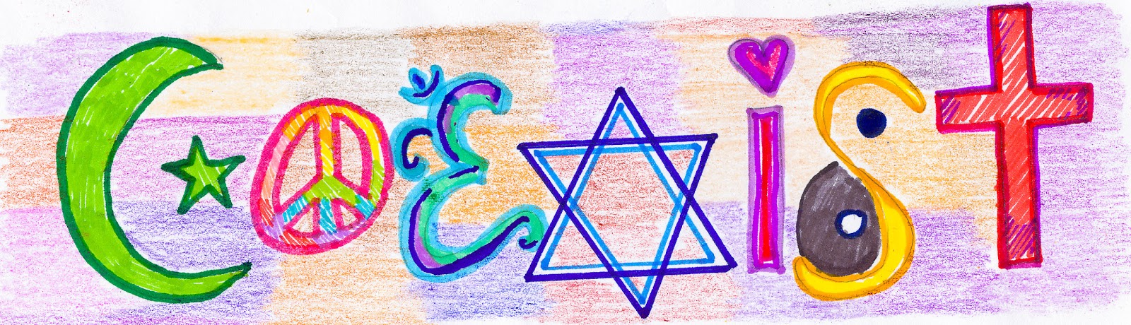 Dreaming Again: Coexist in Crayons and Markers