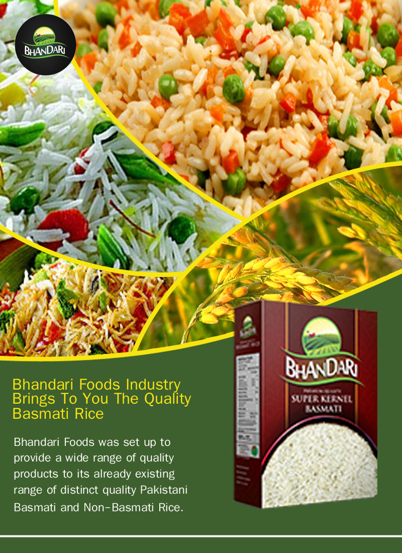 Bhandarifoods.com: Bhandari Rice in Pakistan