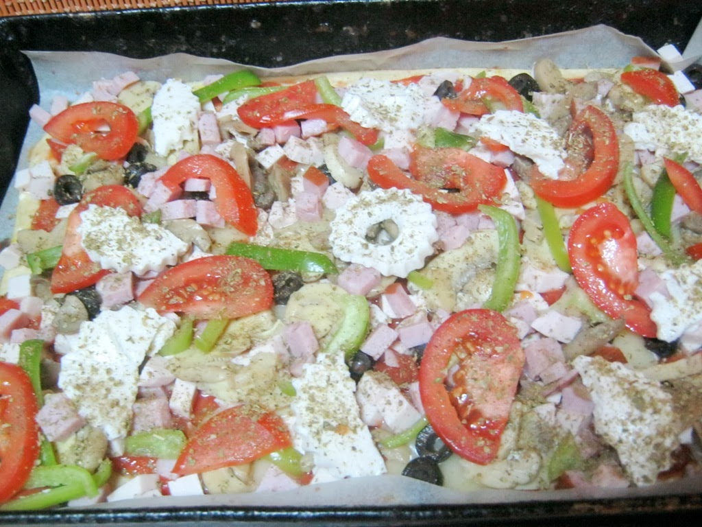 Pizza dietetica « In Bucatarie La Sidy