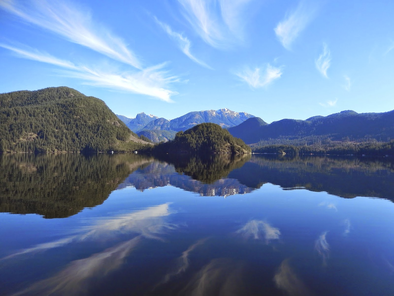Powell River Books Blog: Mirror Reflections on Powell Lake