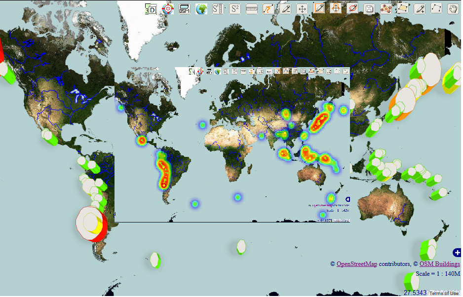 OpenWebGIS is free online GIS: The spatial distribution of Great ...