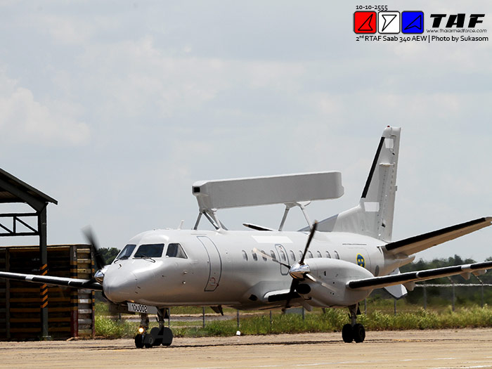 DEFENSE STUDIES: The Second Saab 340 AEW Aircraft was Handed Over to RTAF