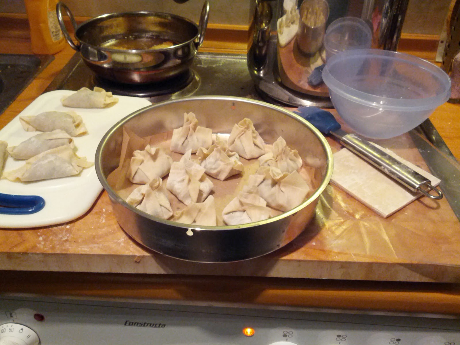 danielas gedanken: Küchenteufel dämpft: Wan Tan (Dim Sum)