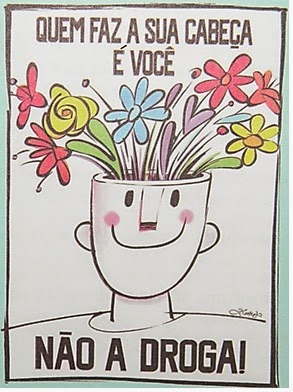 Atividades de Língua Portuguesa: Cartaz sobre as drogas