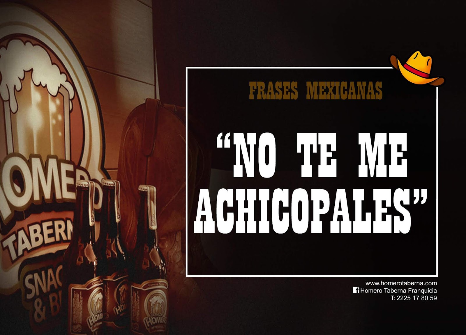 Homero Taberna Franquicia: Frases mexicanas Homero Ranchero