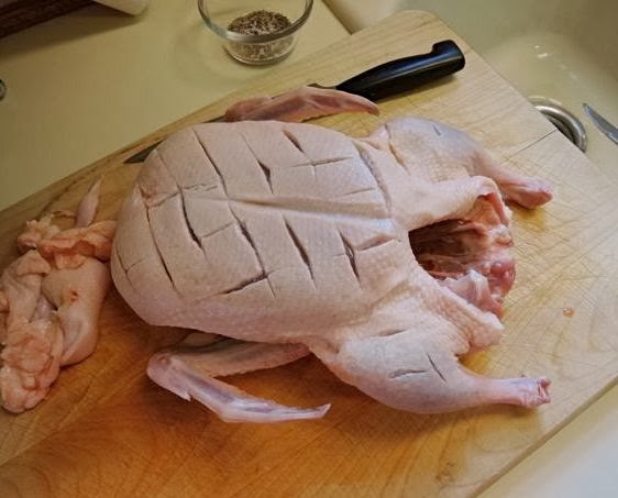 The Briny Lemon: Roast Duck with Apricot-Maple Glaze