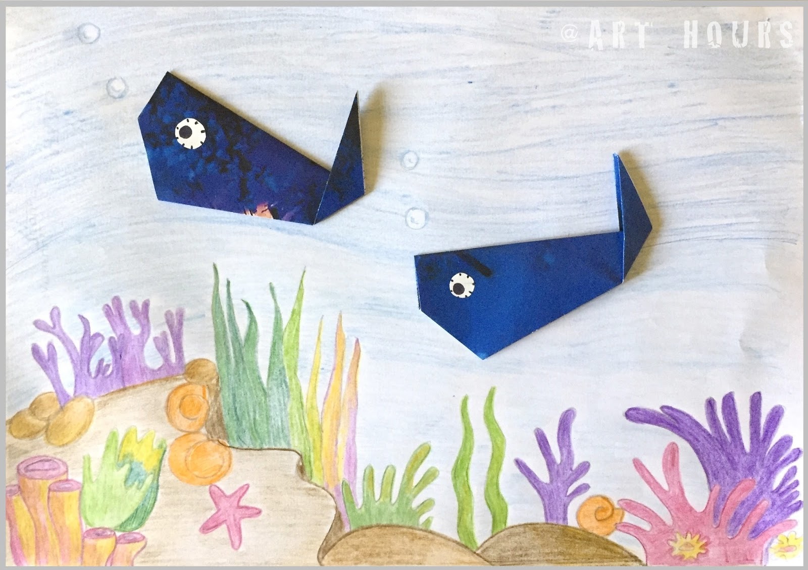 ArchGuide: Origami Dolphin: Easy Origami for Kids