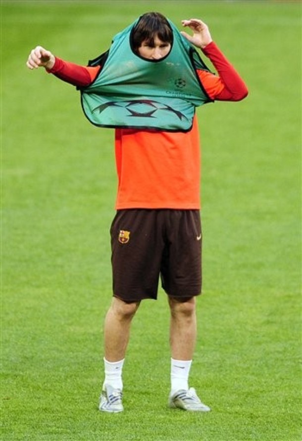 Artículos de Pelotas.: Messi y su peto.