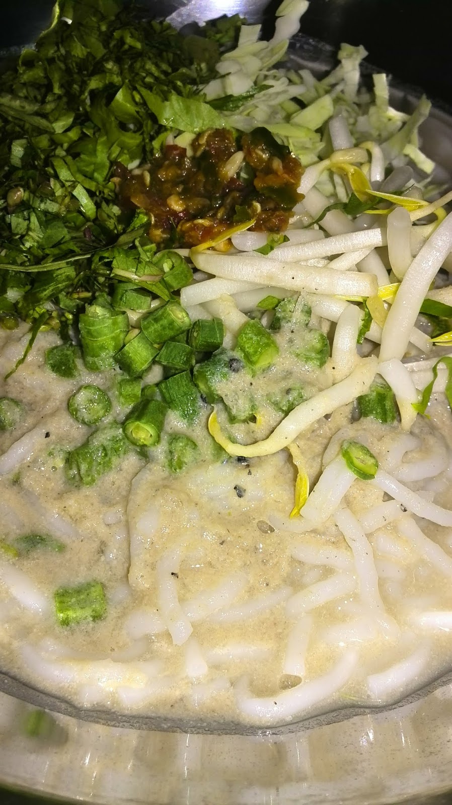 namakucella: LAKSA KUAH LEMAK PUTIH- LAKSA KELANTAN