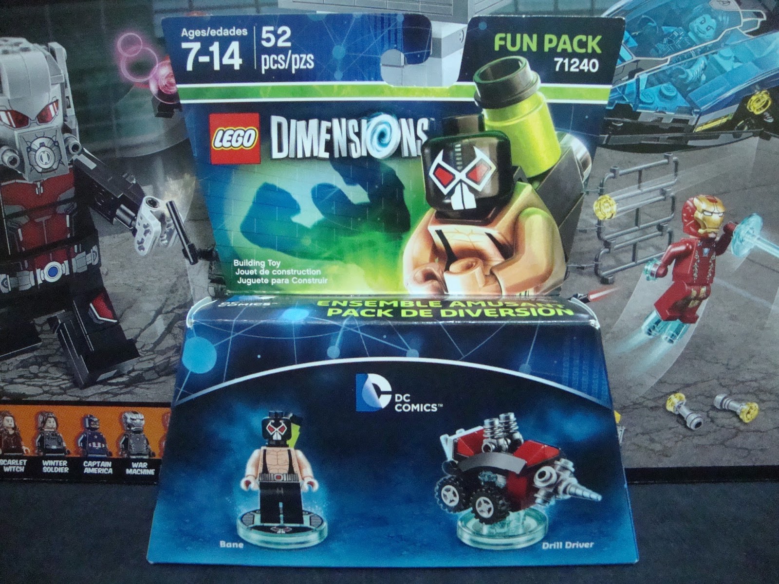 Geek Arcadia: Mini Figure Review: Lego Dimensions Bane Fun Pack