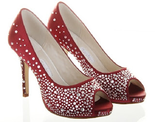 Gamecock Girl: Wedding Wednesday - Garnet Bridal Shoes