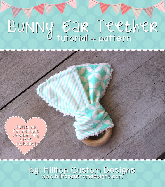Bunny Ear Teether Tutorial & Pattern | Amista Baker