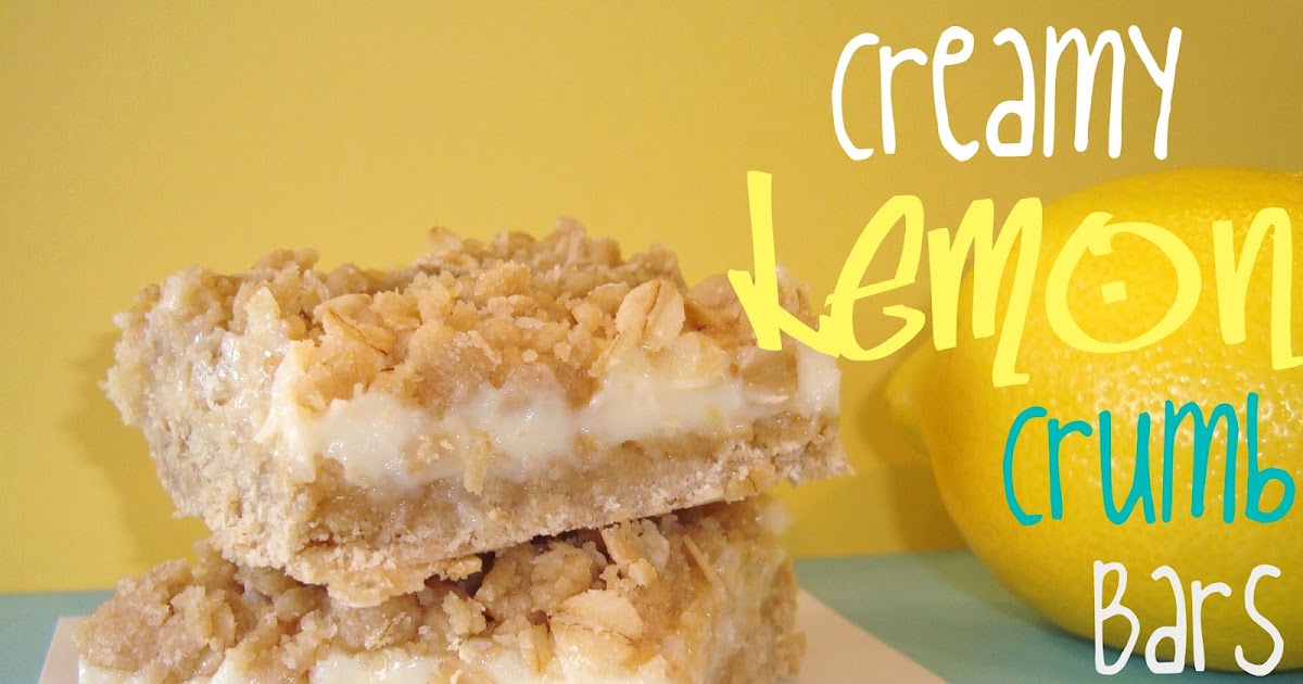 Creamy Lemon Crumb Bars ~ Dip it in Chocolate