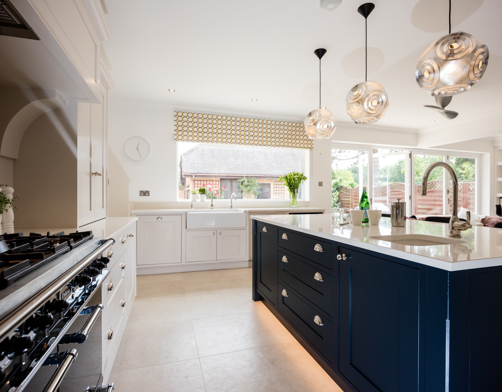 Maple & Gray: Navy & Cream - Shaker Kitchen