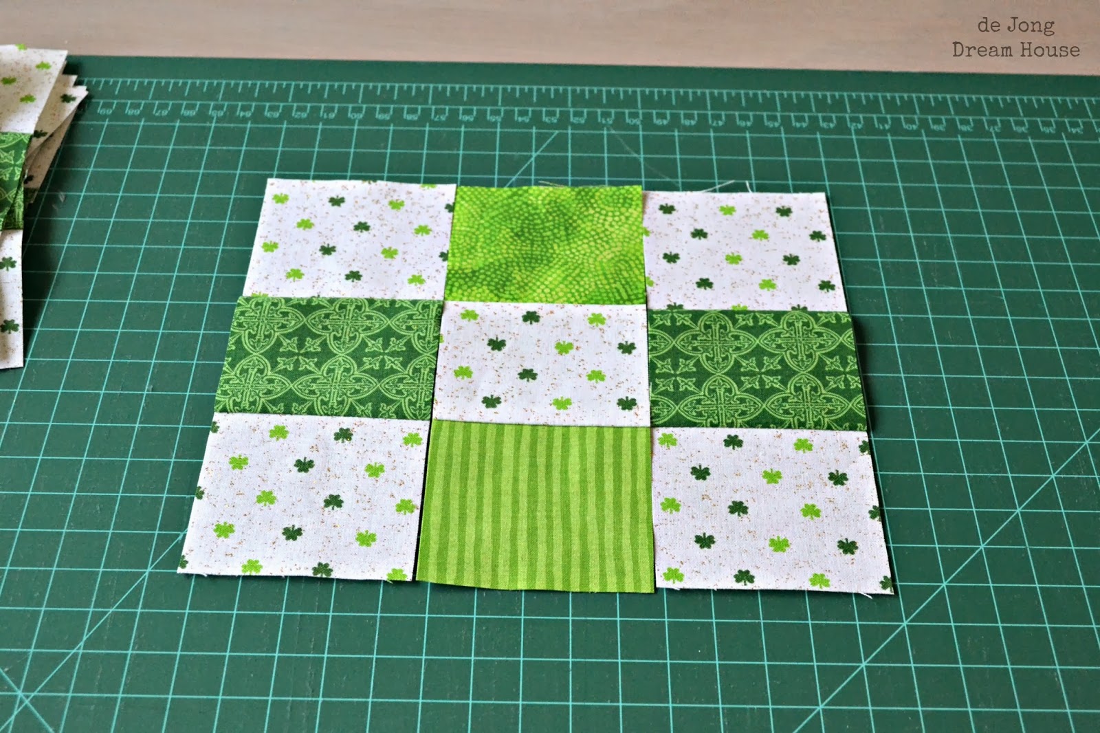 de Jong Dream House: Quilt #9: Irish Chain Memory Quilt