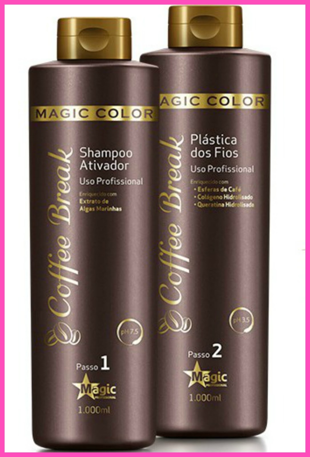 Cabelos Mais: Kit Plástica dos Fios + Shampoo Ativador Coffee Break